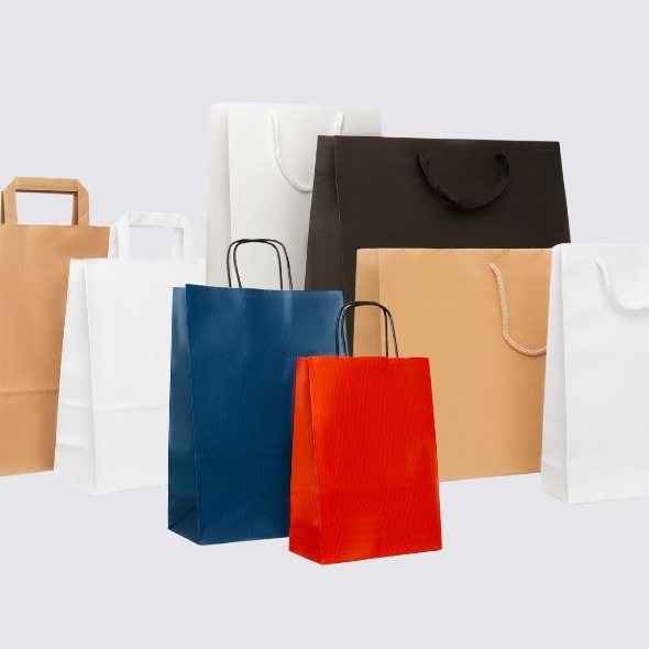 Papírové tašky - Levné papírové tašky
